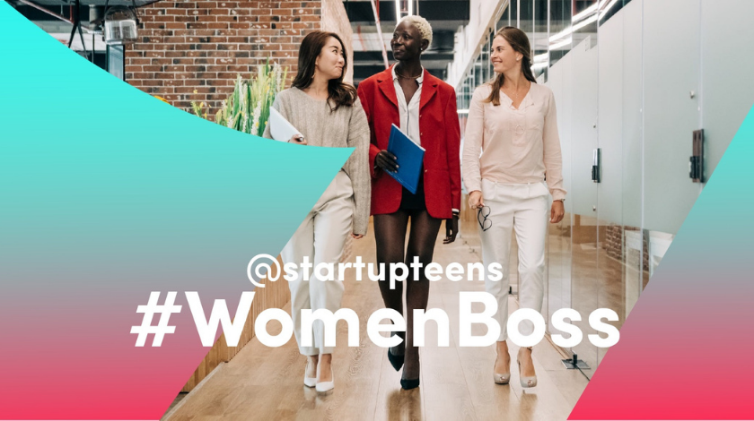 STARTUP TEENS-CHALLENGE #WOMENBOSS STARTET BEI TIKTOK!