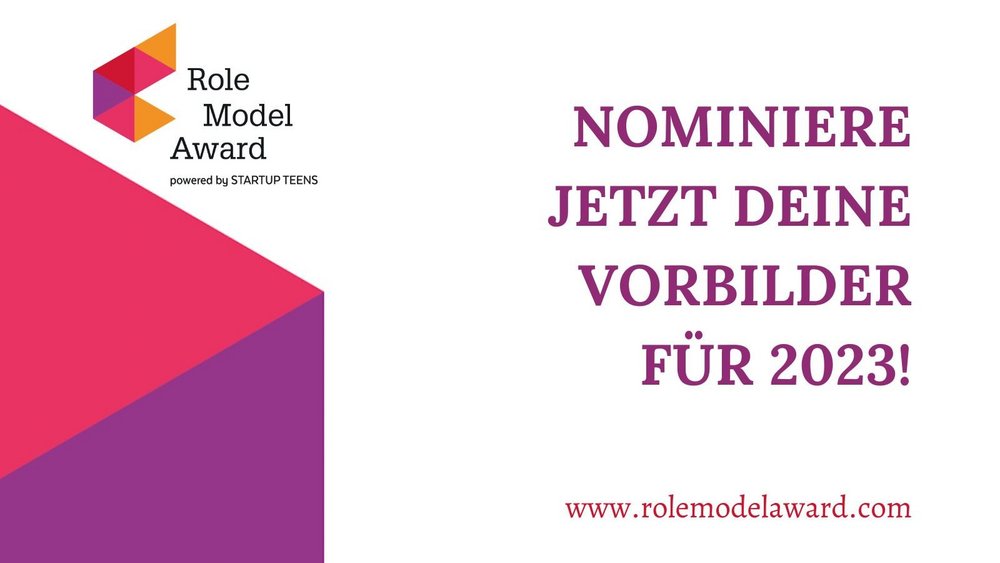 NOMINIERE AB SOFORT DEINE VORBILDER FÜR DEN ROLE MODEL AWARD 2023!